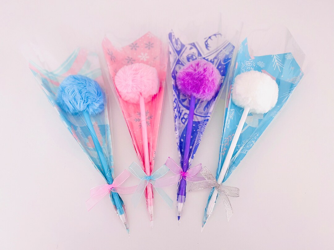 Individual Pastel Christmas Puff Pens, Christmas Party Favors, Holiday ...