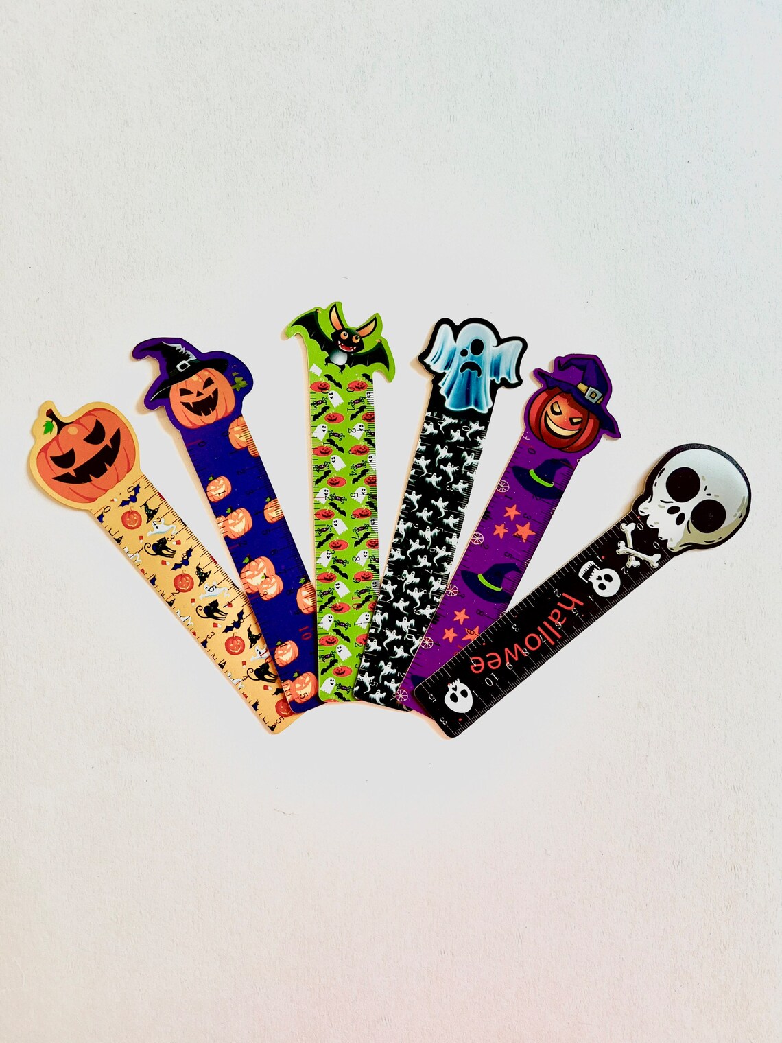 Halloween Pop It Halloween Pencil Halloween Ruler Halloween - Etsy