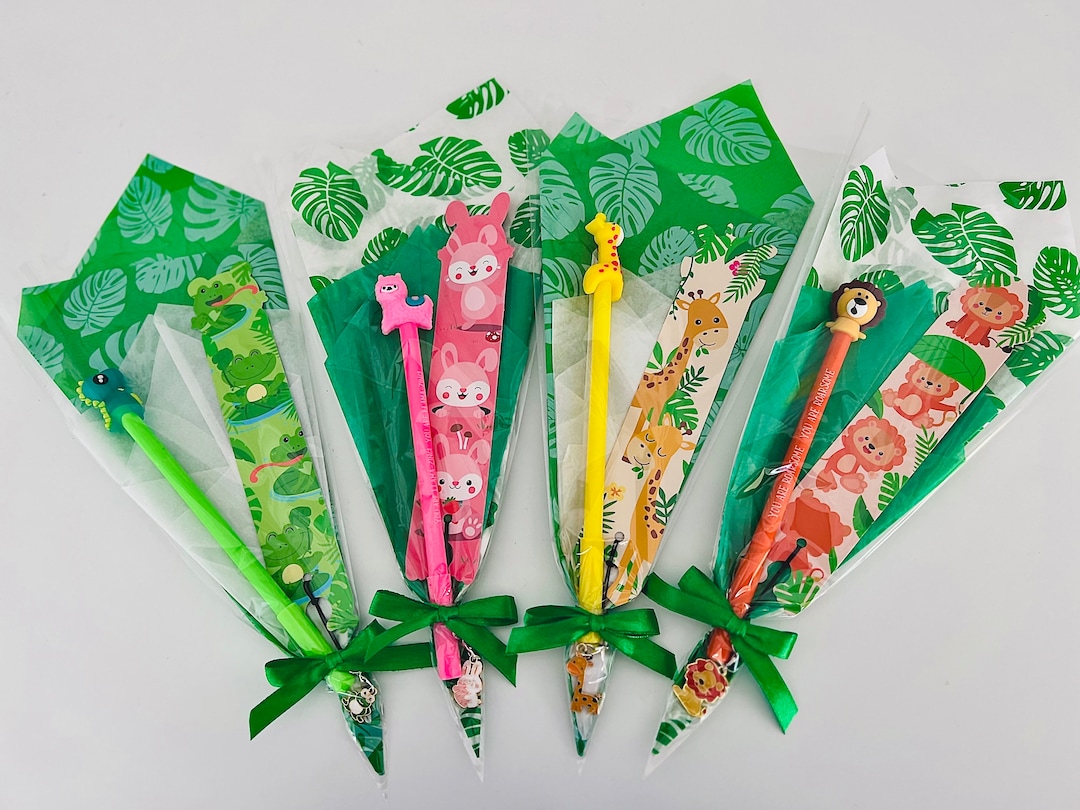 Safari Party Favor, Animal Pen, Bookmark/ruler, Jungle Classroom Gift ...