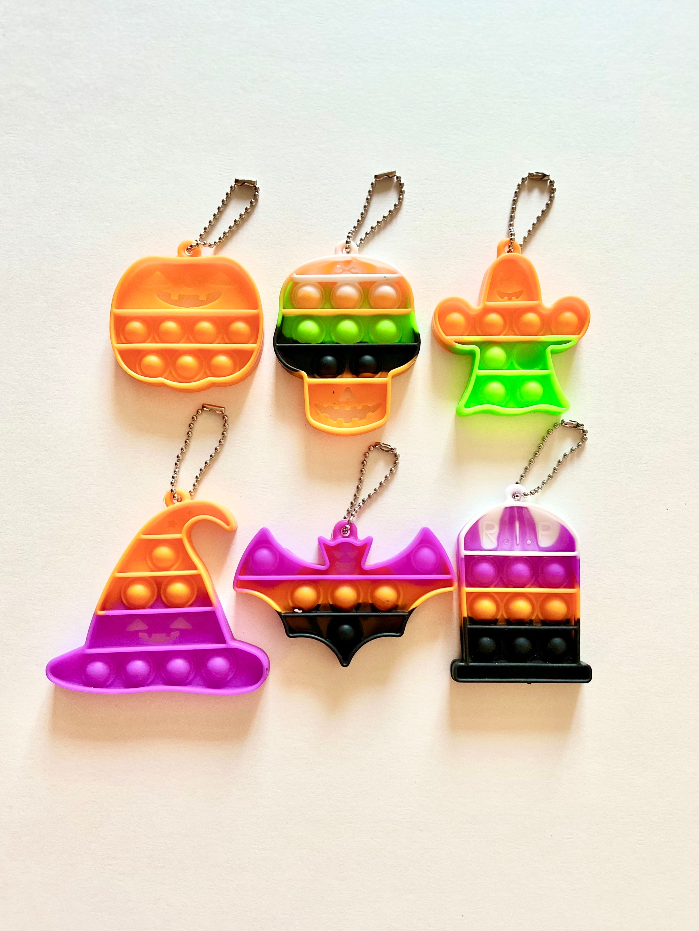 Halloween Pop It Halloween Pencil Halloween Ruler Halloween - Etsy