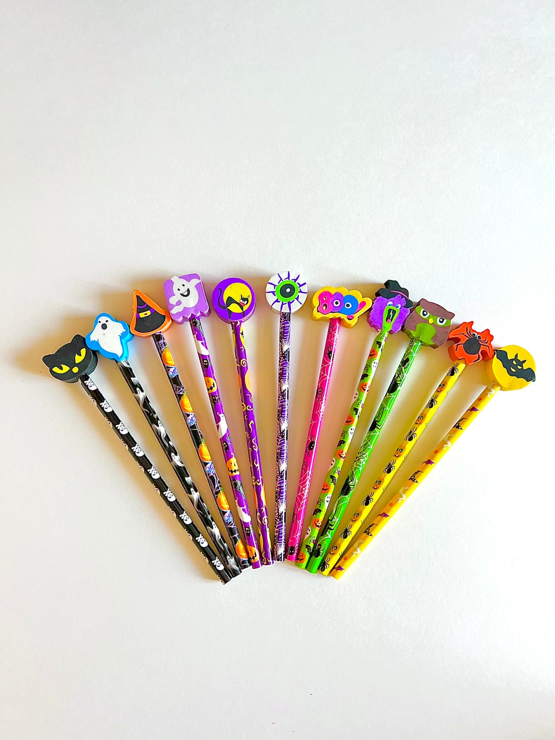 Halloween Pop It Halloween Pencil Halloween Ruler Halloween - Etsy