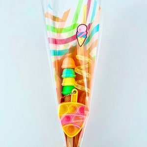Ice Cream Bouquet Favors (set of 4), Pop Its, Ice Cream Scoop Pen ...