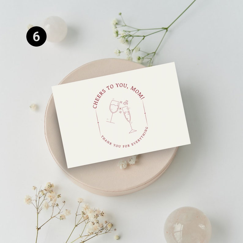 Printable Canva Mother's Day Card Editable Card Template 1-page Mother ...