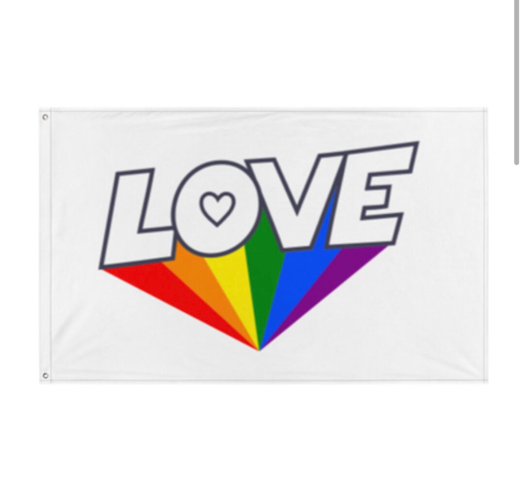 Love Pride Flag - Etsy