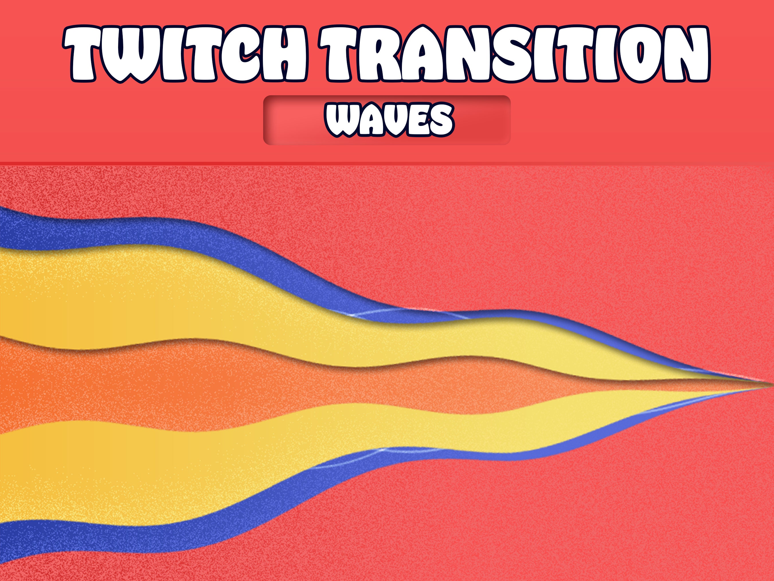 Animated Twitch Waves Transition Twitch, Youtube - Etsy