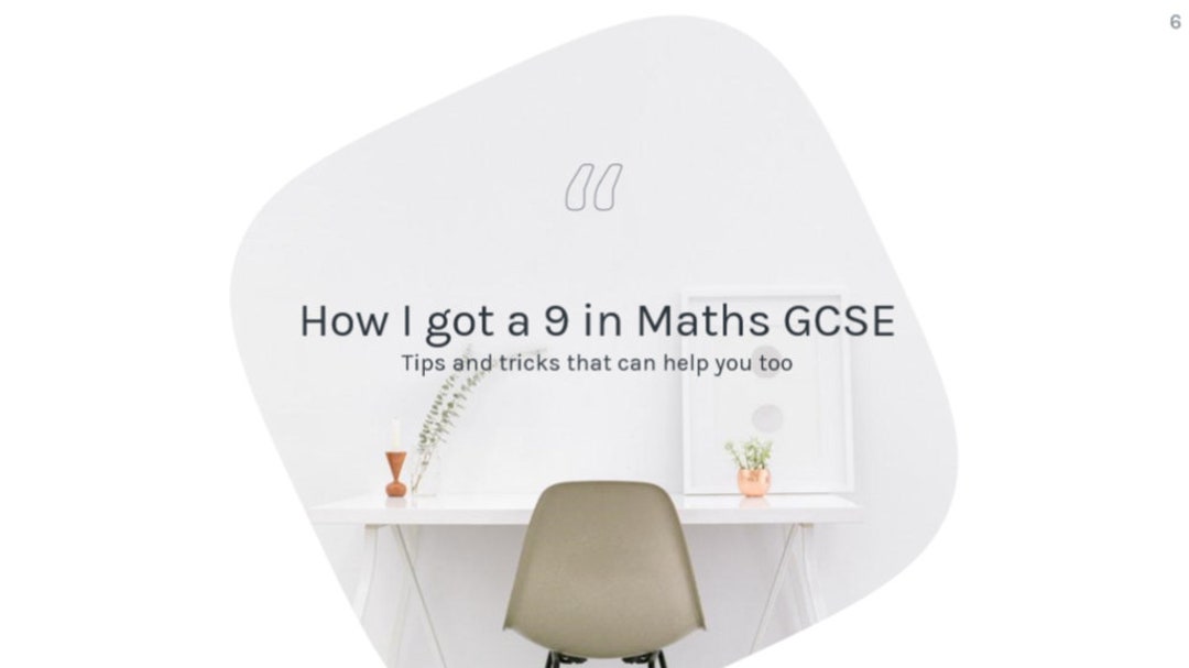 GCSE Maths Tips (from a Grade 9 Student) - Etsy
