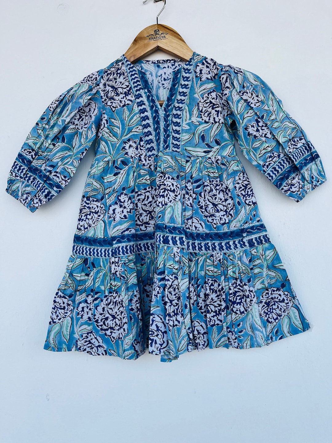 Kids Cute Cotton Maxi Dress | Floral Printed Kid Dress | Girls SUMMER ...