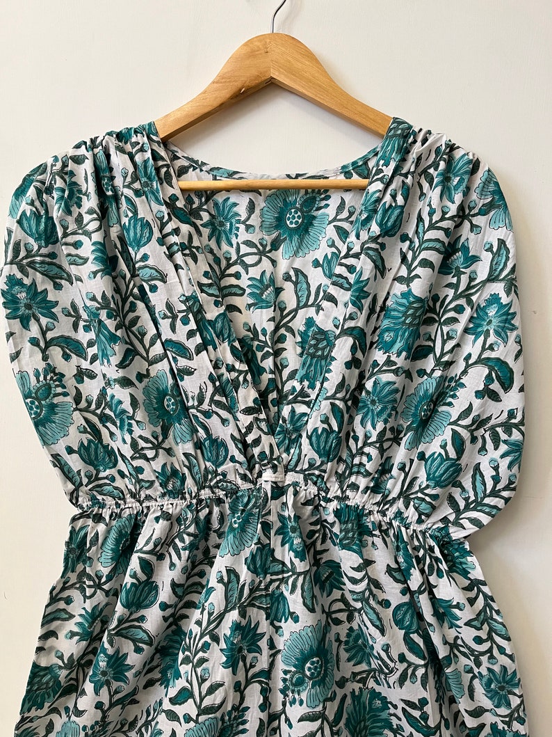 Green Floral Jumpsuit - Hand Block Printed Women's Jumpsuit - Etsy