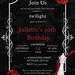 Twilight Birthday Party Invitation, Twilight Themed Party, Twilight ...