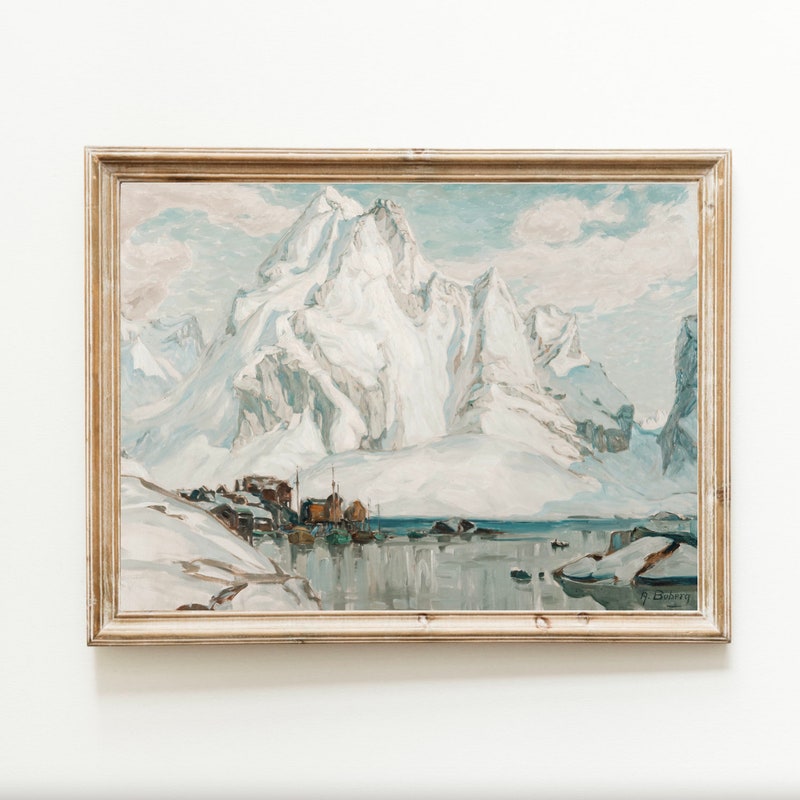 Muted Norway Landscape - Etsy