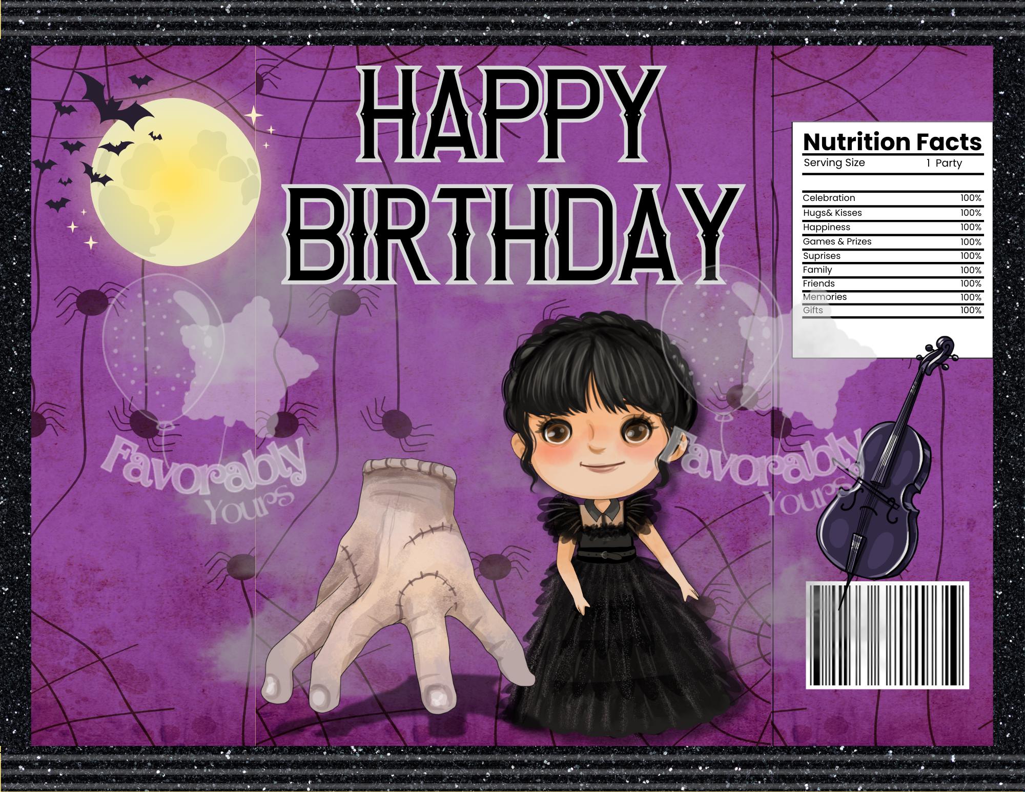 Editable Chip Bag Template - Custom Party Favor Digital Download - Etsy ...