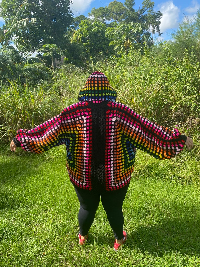 Multi Colored Cardigan - Etsy