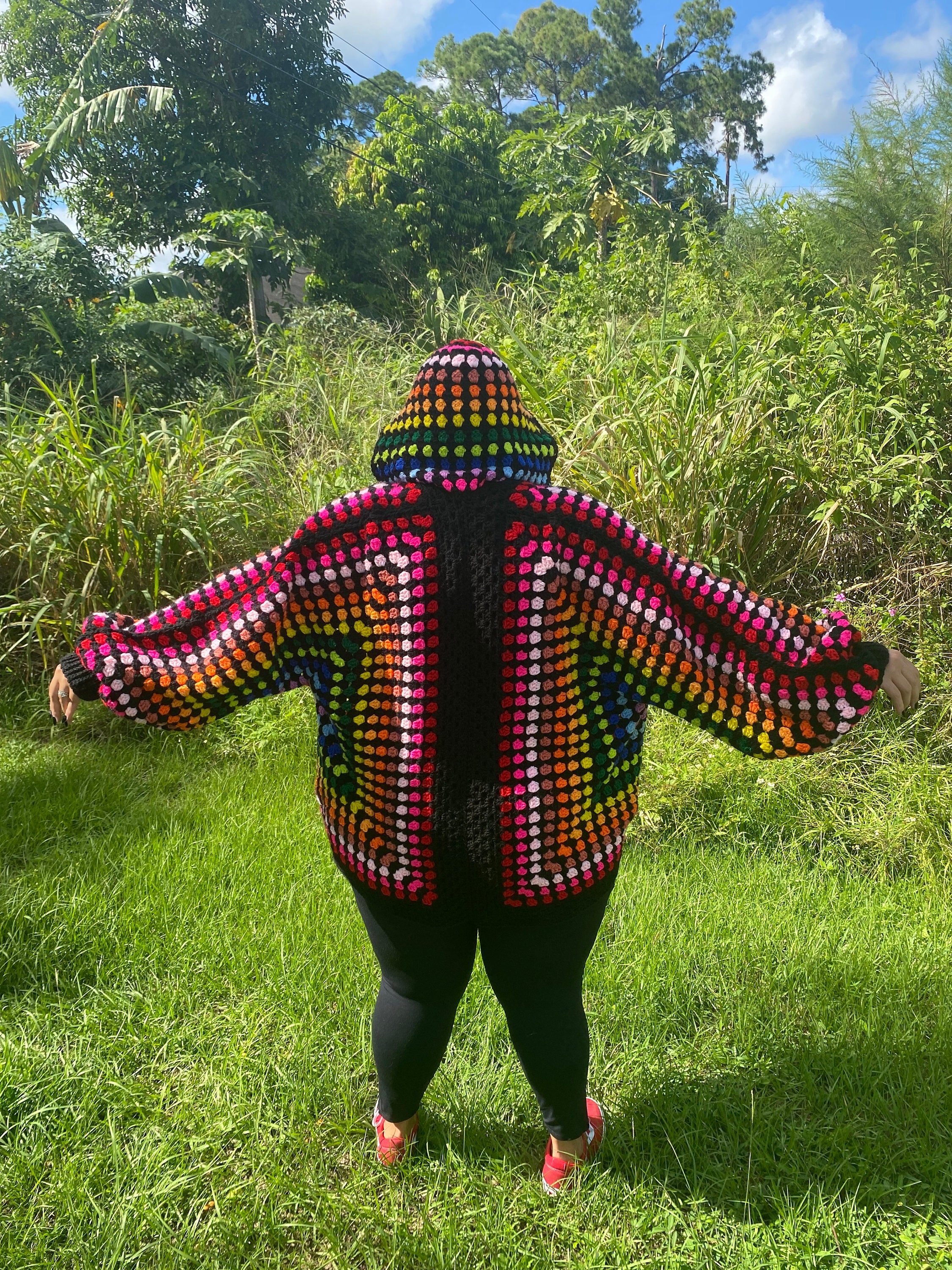 Multi Colored Cardigan - Etsy