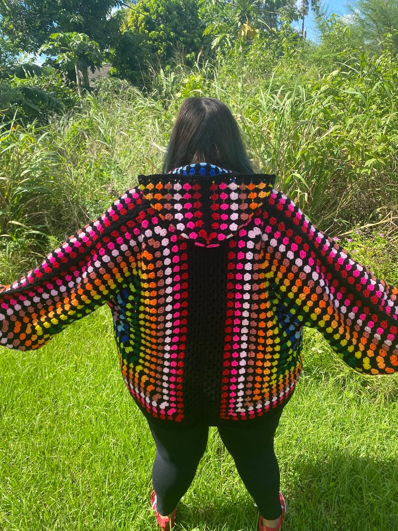 Multi Colored Cardigan - Etsy