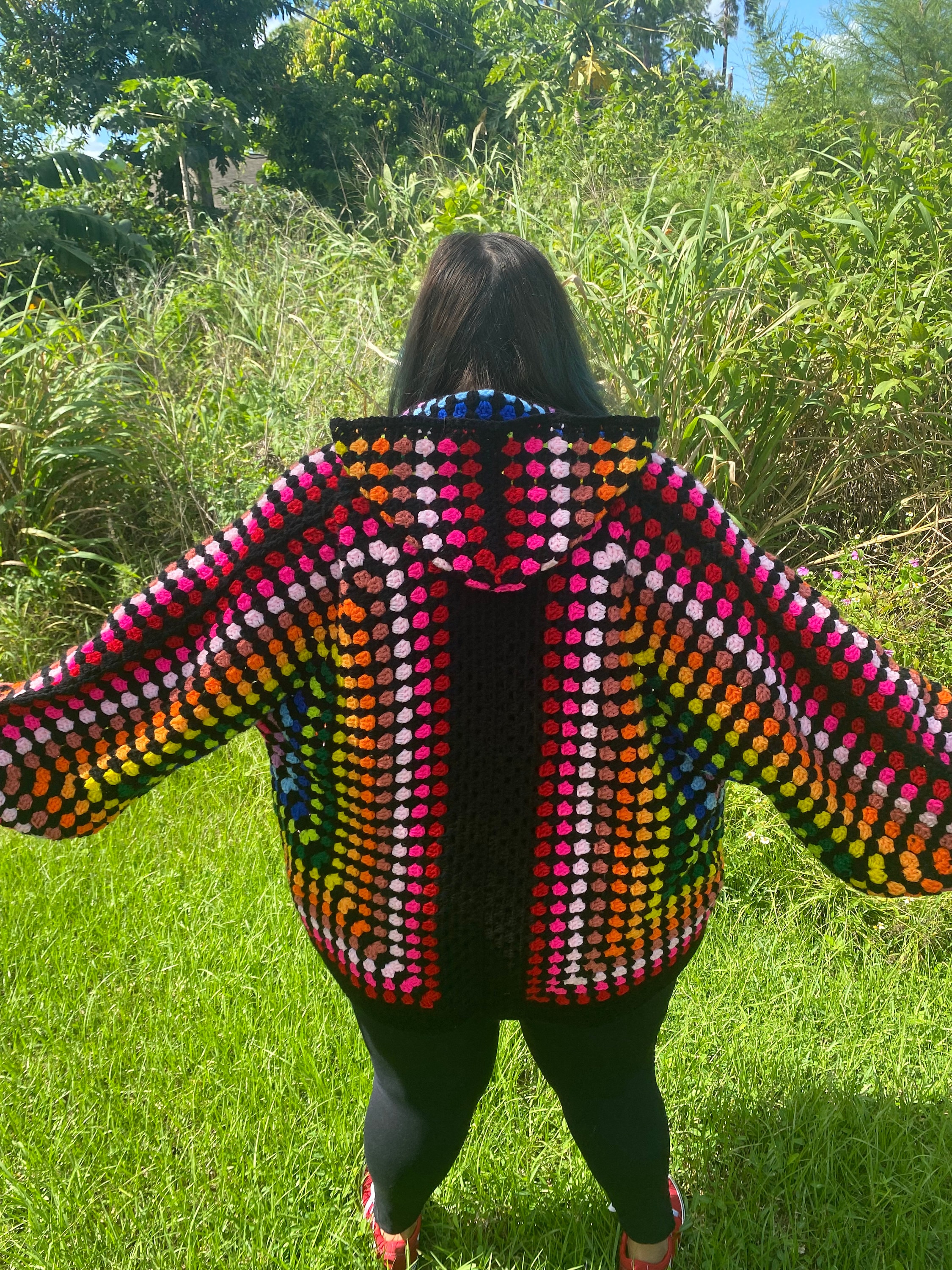 Multi Colored Cardigan - Etsy