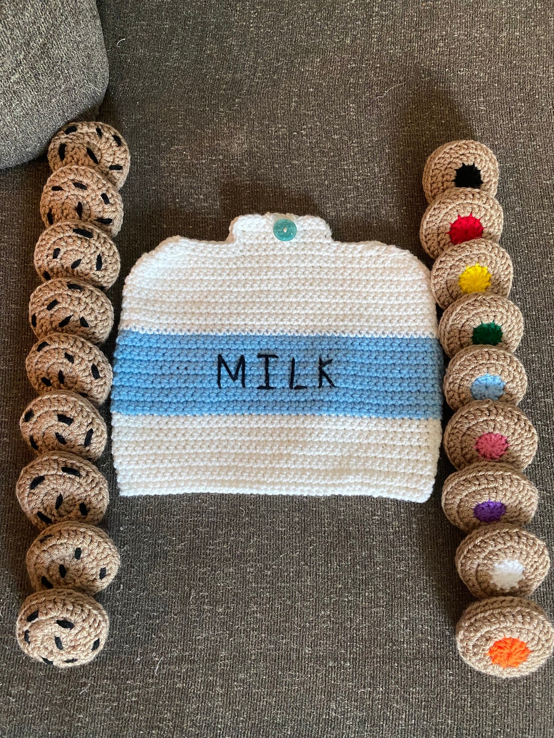 Milk and Cookies Matching Game - Etsy