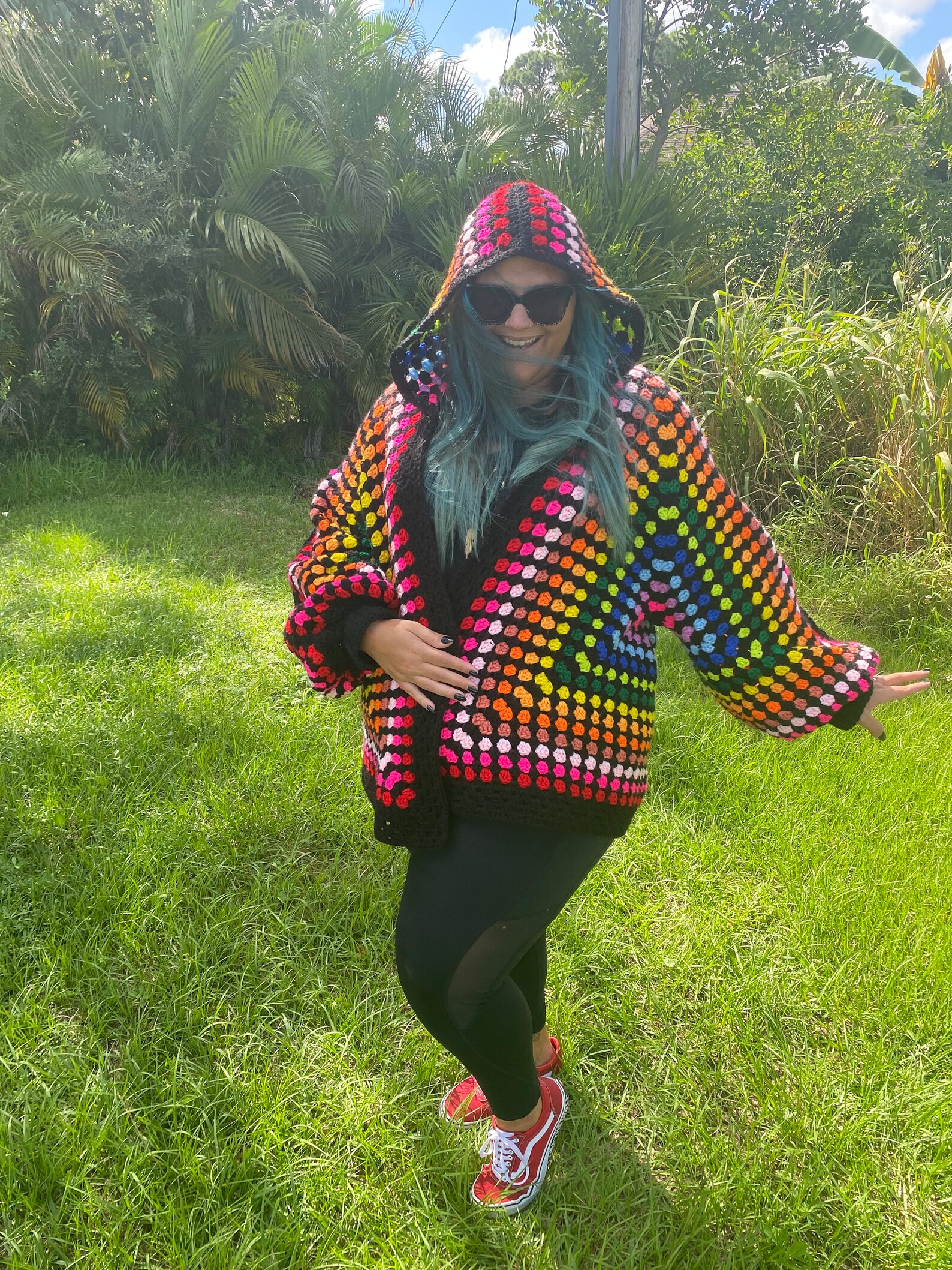 Multi Colored Cardigan - Etsy