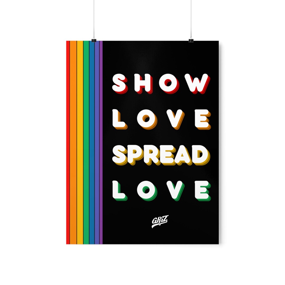 Griz-inspired Rainbow SLSL Premium Matte Vertical Posters - Etsy