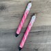 Candy Cane Pen Christmas Glitter Pen Peppermint Christmas - Etsy