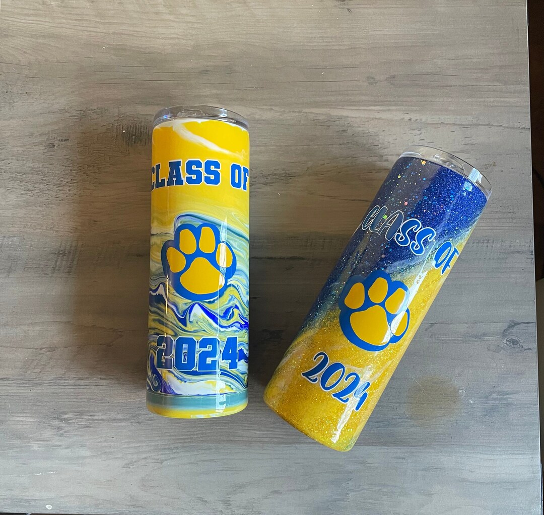 Class of 2024 Tumbler Panther Gifts Senior Gifts Graduation Party Ideas ...