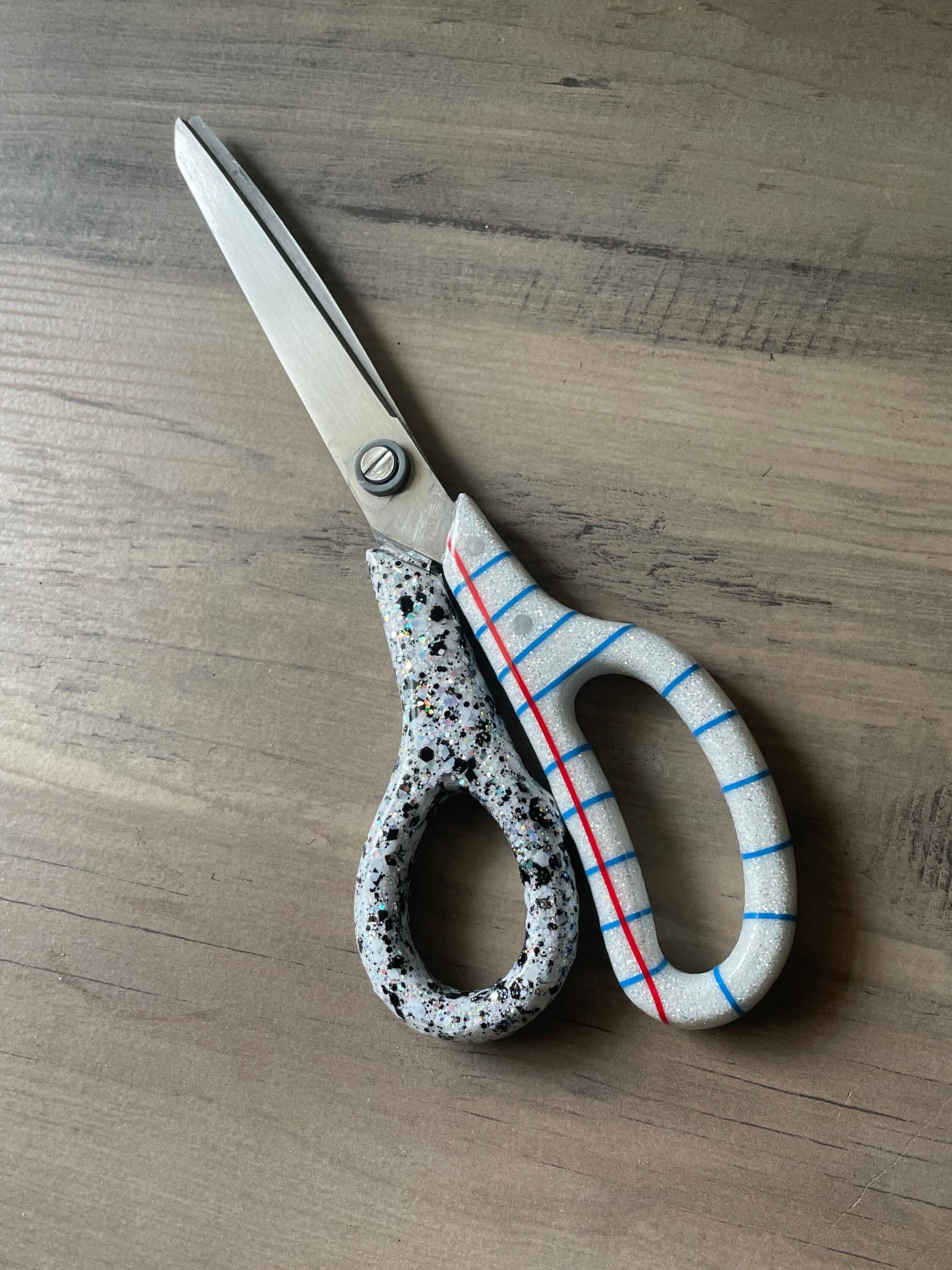 Notebook Paper Scissors Glitter Scissors Teacher Gifts - Etsy