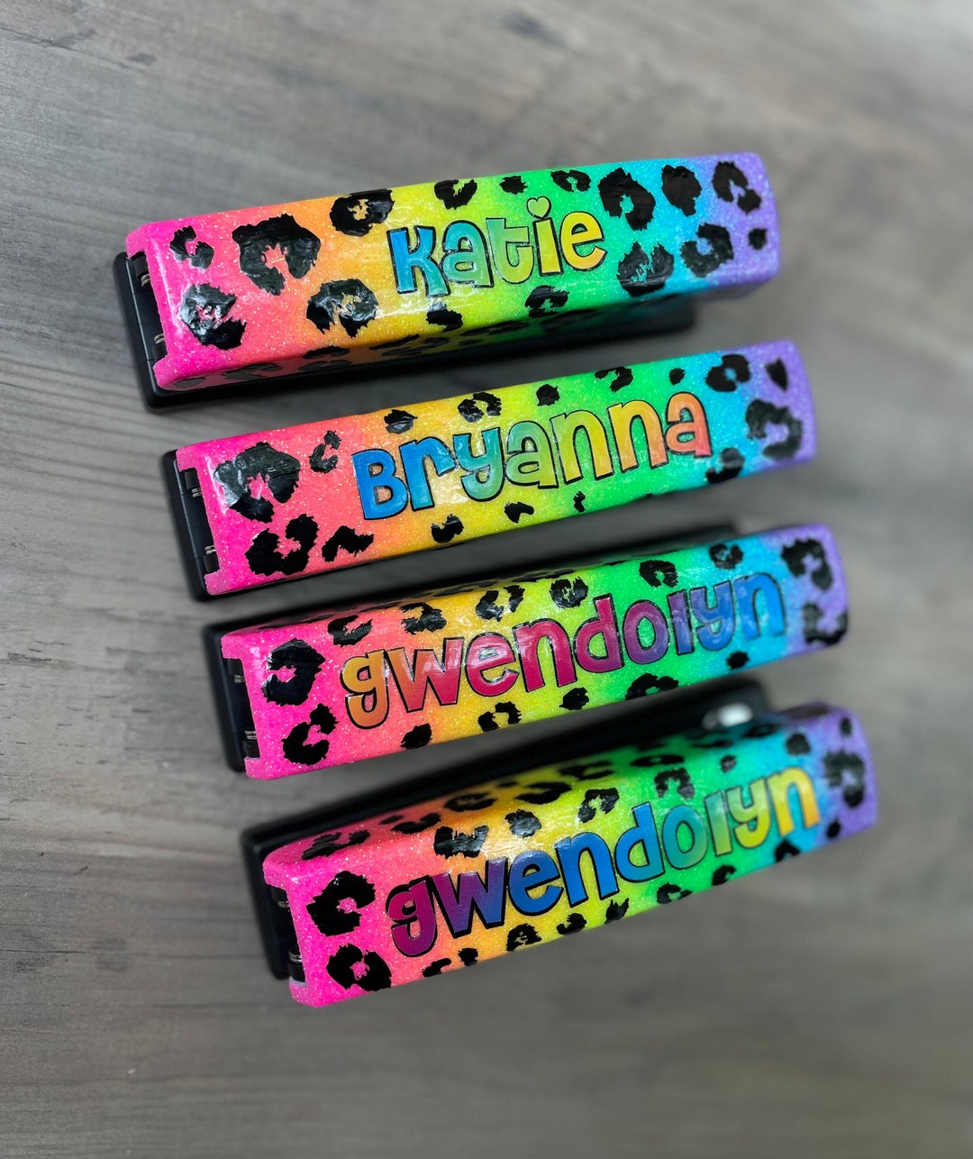 Cheetah Print Rainbow Leopard Pencil Stapler Rainbow Leopard Stapler ...