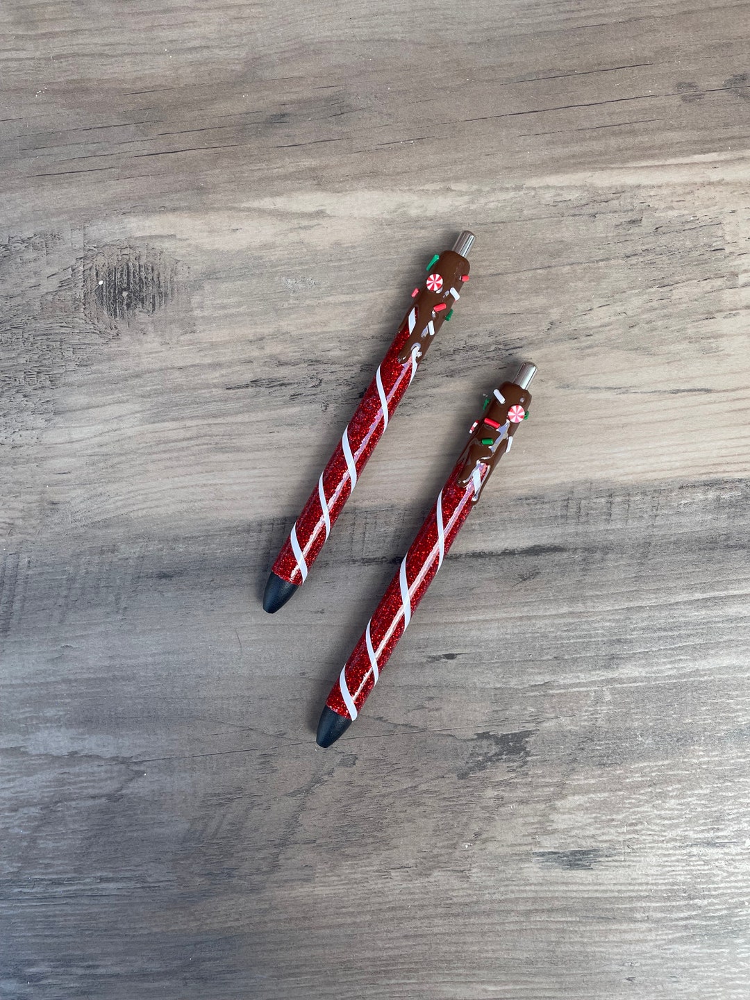 Candy Cane Pen, Christmas Glitter Pen, Peppermint, Christmas Stocking ...