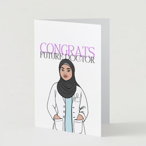Congratulations Future Doctors: Printable Greeting Card PDF for Medical ...
