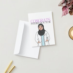Congratulations Future Doctors: Printable Greeting Card PDF for Medical ...