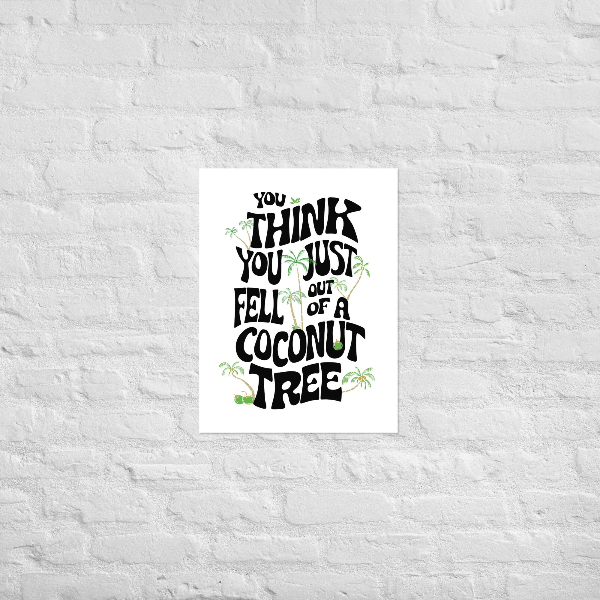 Kamala Harris Coconut Tree Meme Poster - Etsy