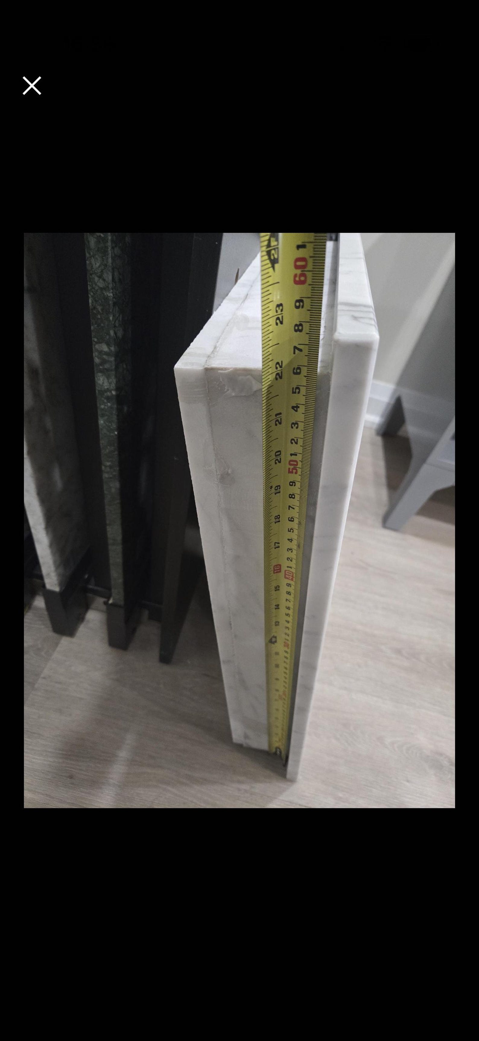 Recessed Shower Niche Carrara and Viola Marble – Built-in Stone Shelf ...