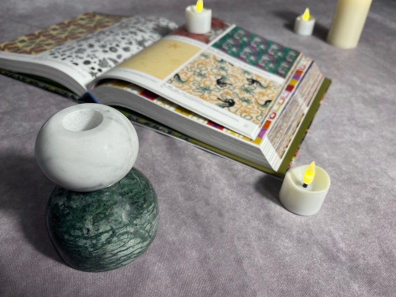 Natural Stone Candle Holder, Housewarming Candle Holder, Decorative ...