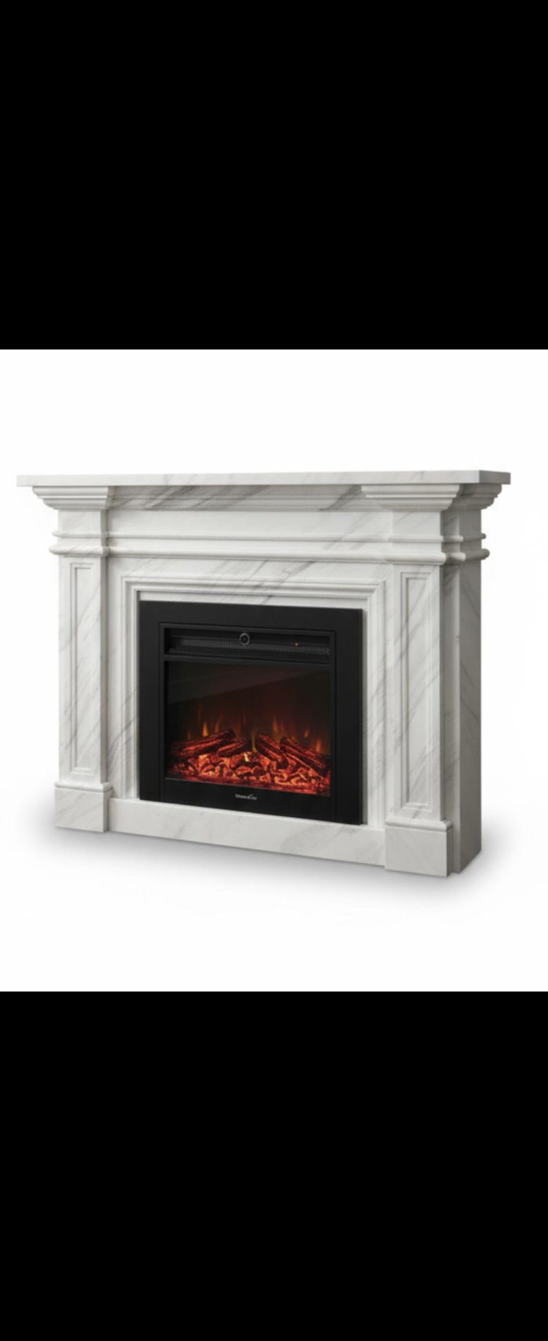 Marble Fireplace: Customizable Stone, Customizable - Etsy