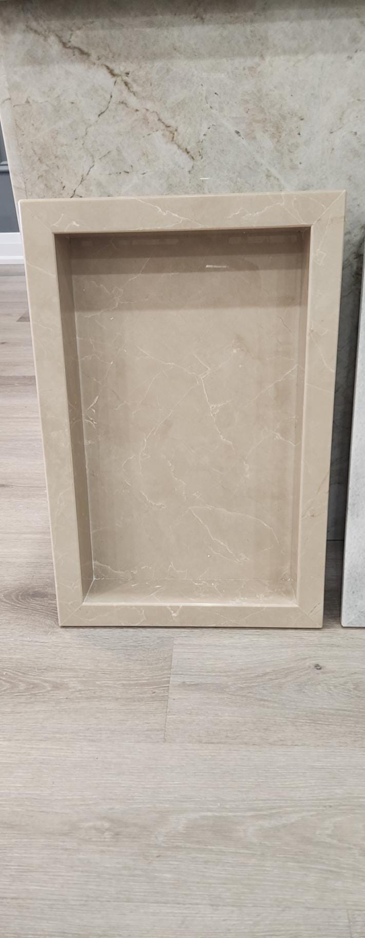 Recessed Shower Niche Luxury Marble – Built-in Stone Shelf for Bathroom ...