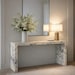 Calacatta Viola Marble Console Table – Sculptural Entryway Statement ...