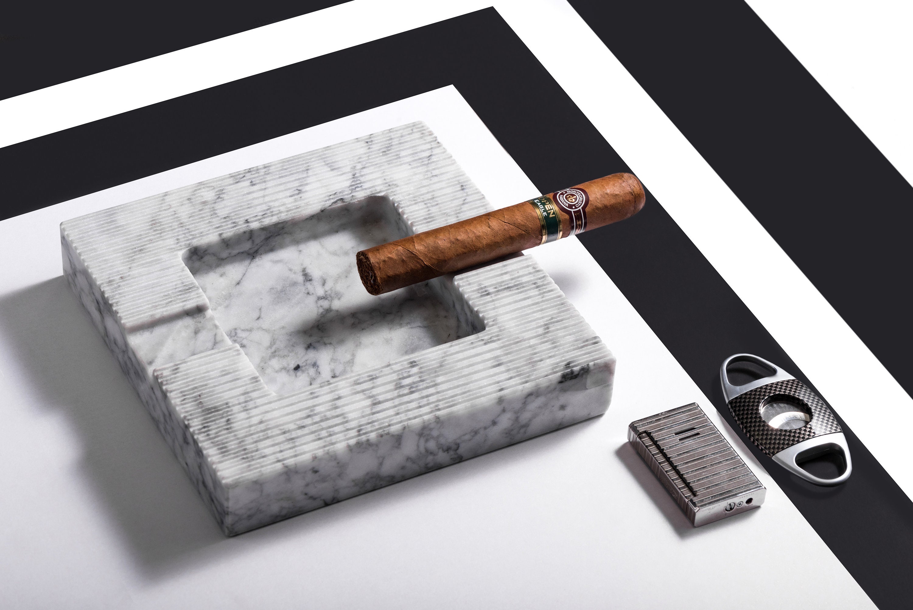 Manhattan Cigar Ashtray Collection Marble Ash Tray Natural - Etsy