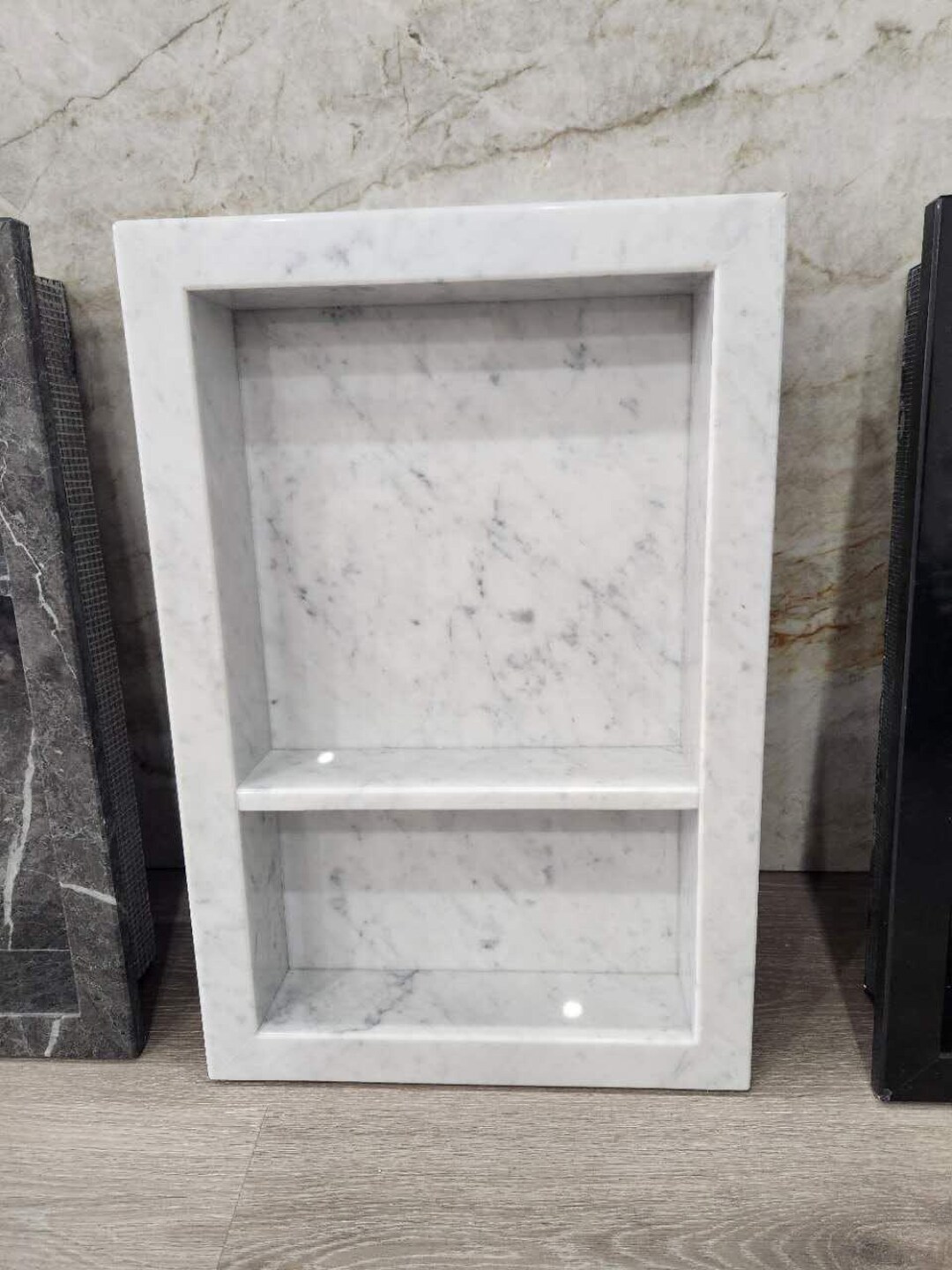 Luxury Marble Recessed Shower Niche Built-in Stone Shelf for Bathroom ...