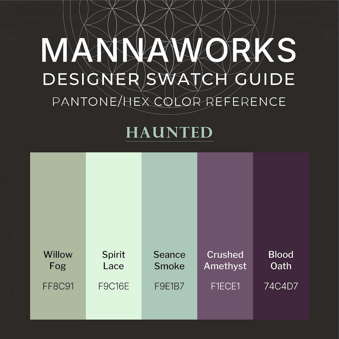 Haunted Color Palette – Pro Series™ Designer Toolkit | Plum, Olive ...