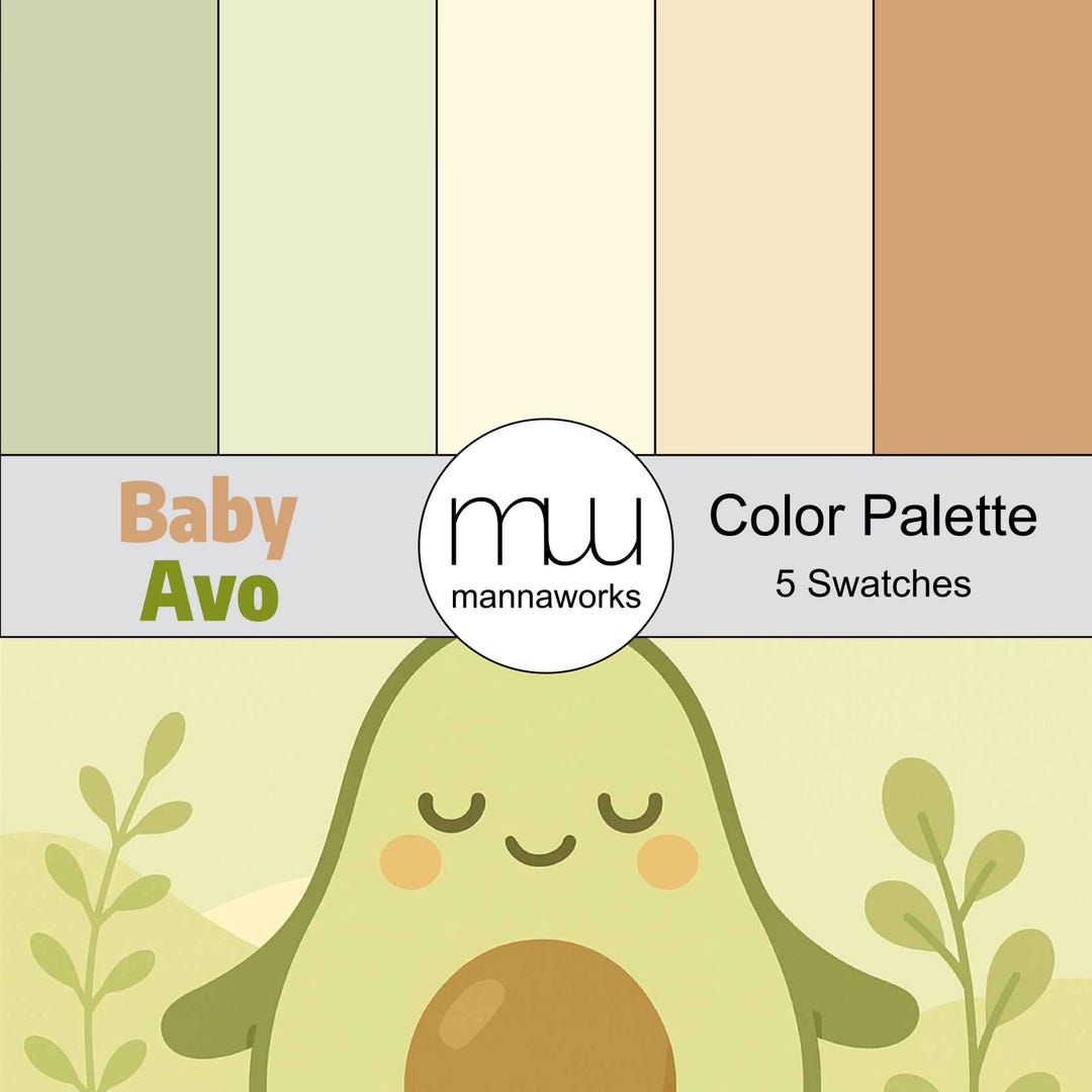 Baby Avo Color Palette – HEX Codes for Canva, Figma and Procreate ...