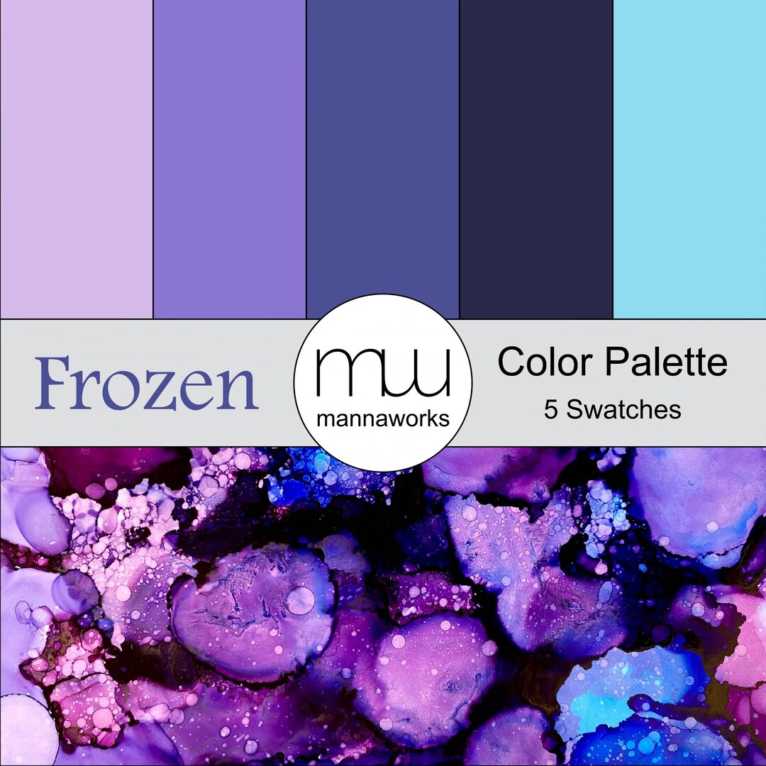 Frozen Color Palette: Pantone & Hex Codes for Design (PDF Download ...