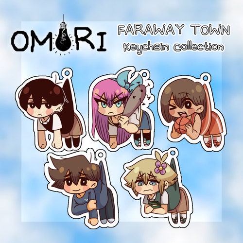 RESTOCKED OMORI Keychain Charm Real World Collection - Etsy