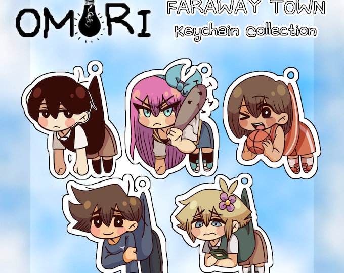 RESTOCKED!! OMORI Keychain Charm | Real World Collection! | Sunny Kel ...