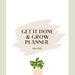 Plant Themed Planner - Etsy
