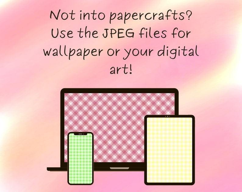 Jelly Bean Plaids Digital Paper Pack, 300 Dpi Digital Paper - Etsy