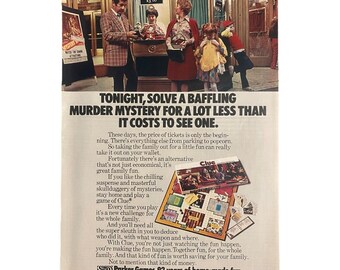 Vintage Clue Game Art - Etsy