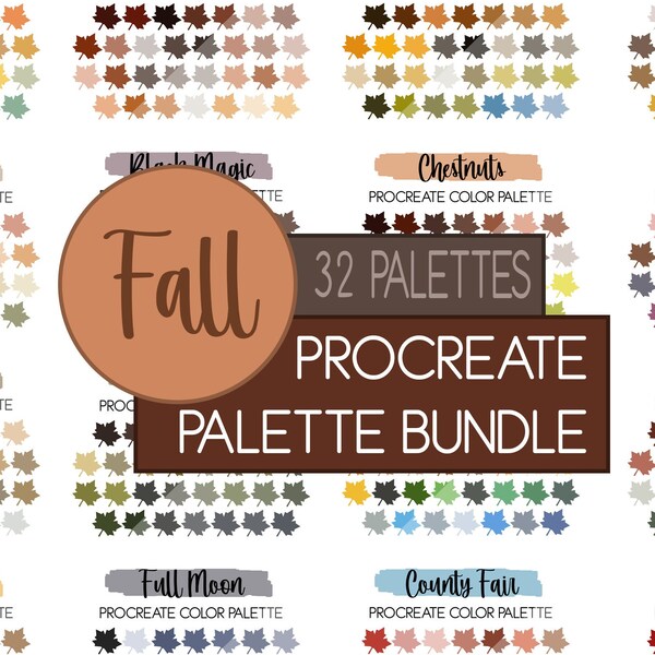 Mega Procreate Color Palette Swatches, 7028 Procreate Swatches ...