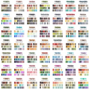 Ultimate Procreate MEGA Color Palette BUNDLE | PNG | 200 Palettes ...