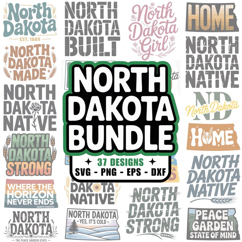North Dakota - Etsy