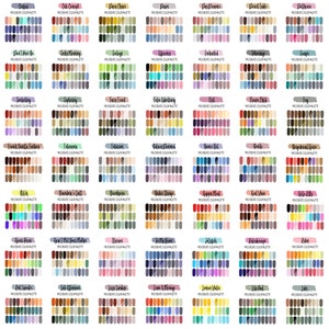 Ultimate Procreate MEGA Color Palette BUNDLE | PNG | 200 Palettes ...