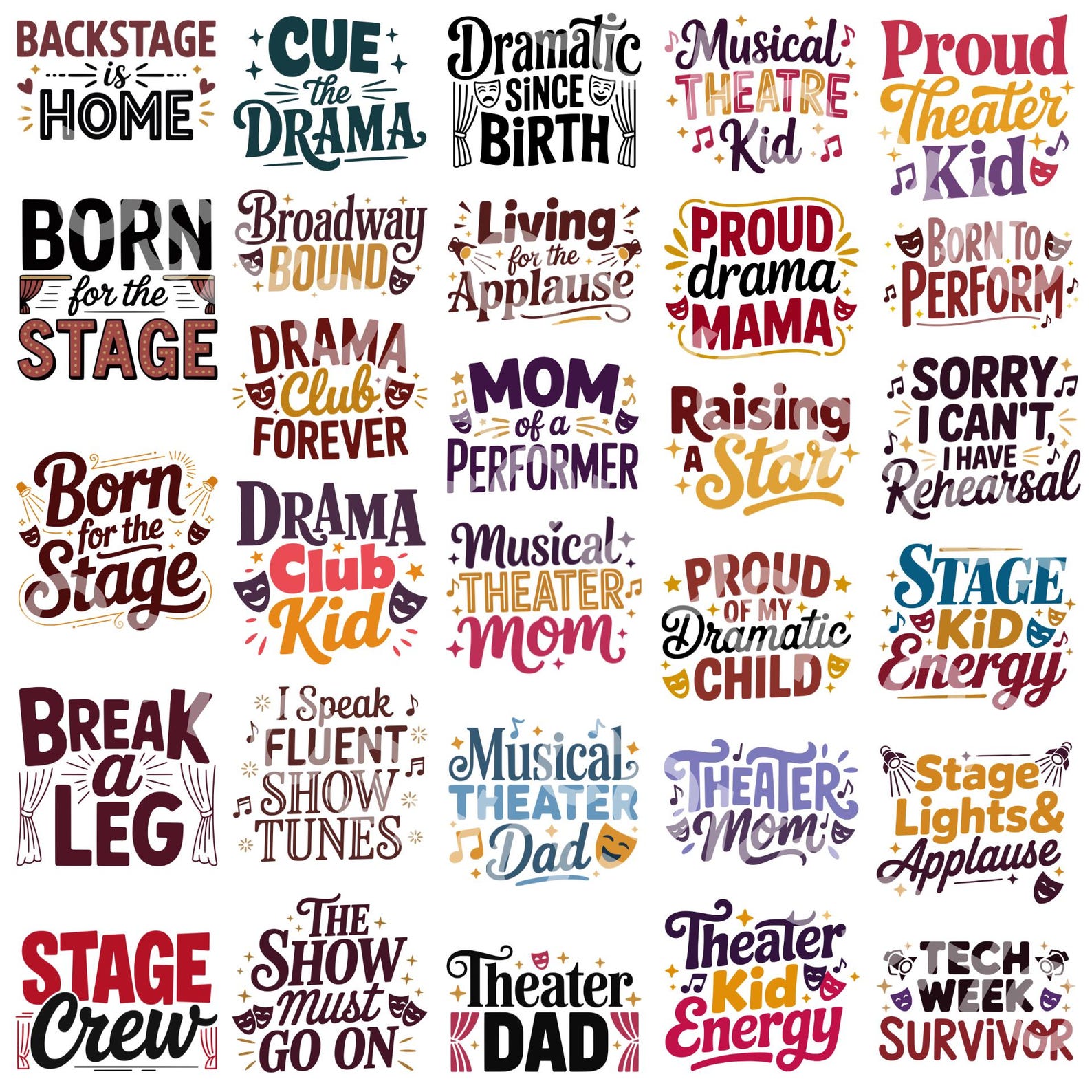 29 Musical Theater PNG SVG Images, Dxf Eps Files, Play, Stage, Drama ...